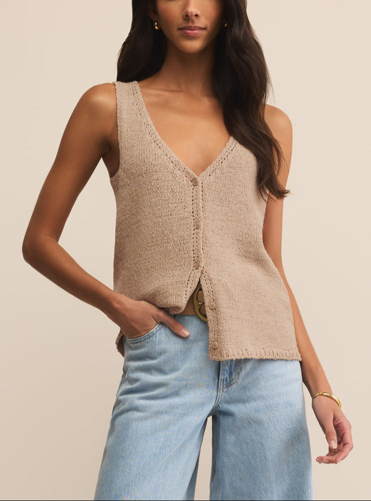 Mage Sweater Vest - Natural | Lilla & Beth