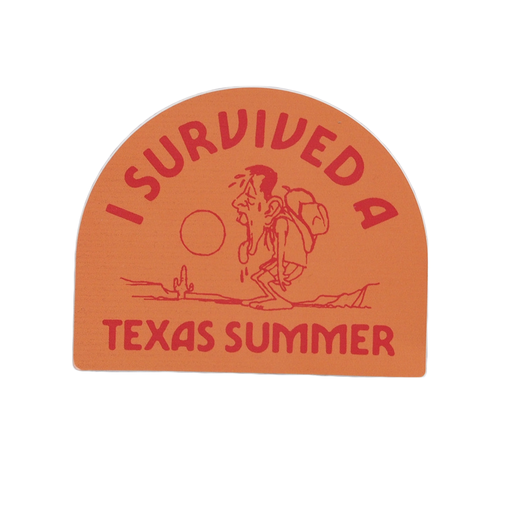 Survived Texas Summer Sticker | Lilla & Beth